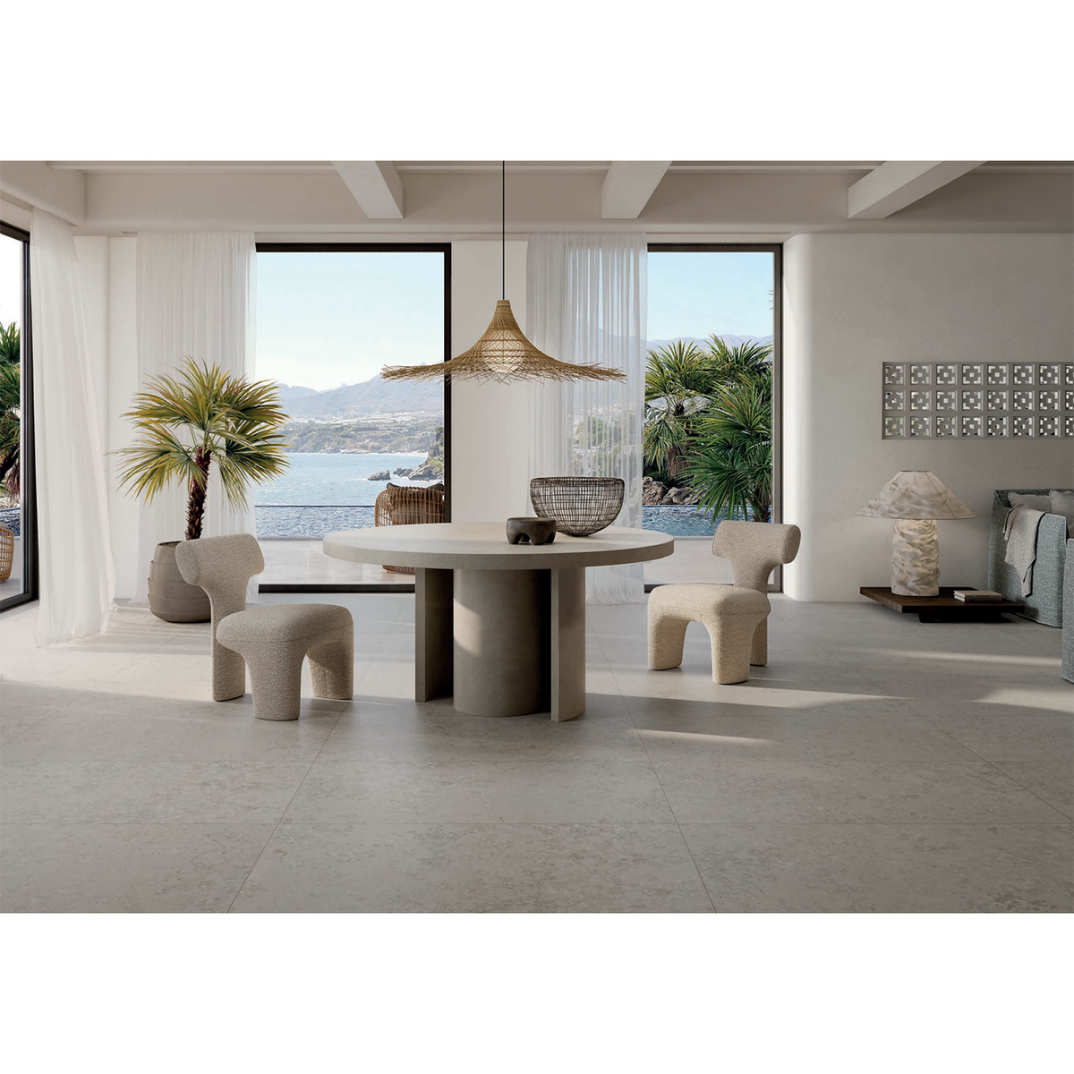 Bolzano Ash Italian Porcelain | Stone and Tile Projects