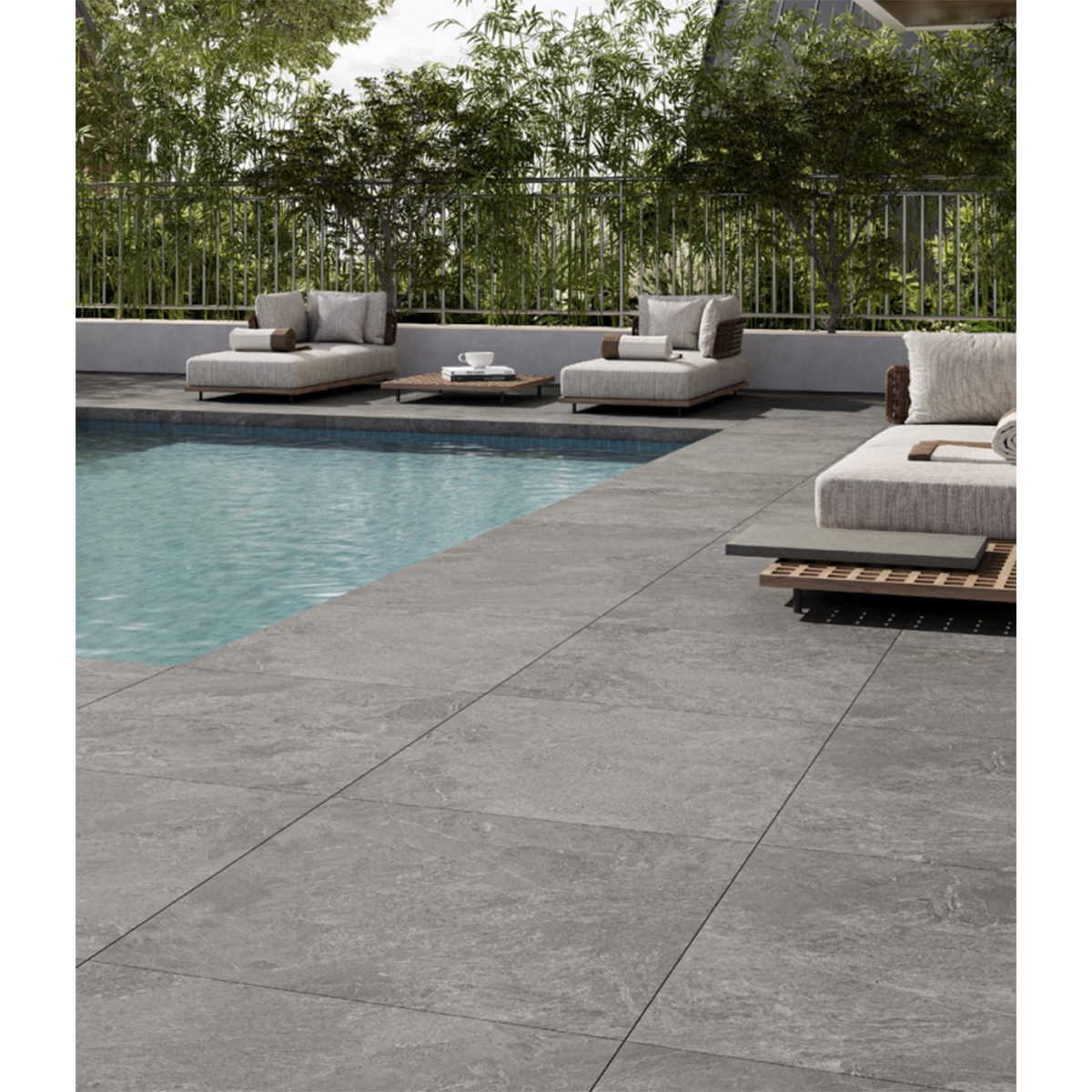 Rhyven Light Grey Limestone Porcelain | Buy Porcelain Tiles | Australia ...