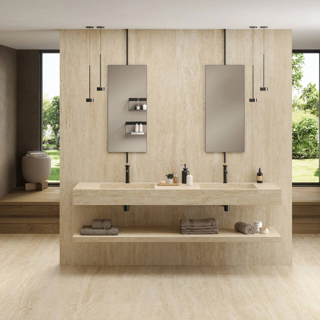 Cappella Sand Veincut Travertine Italian Porcelain | Buy Floor Tiles ...