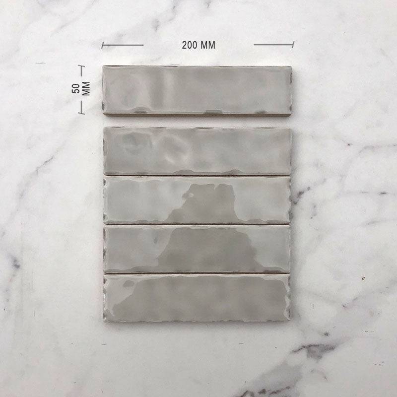 Cool Grey Moroccan Ceramic 200×50 | Stone and Tile Projects