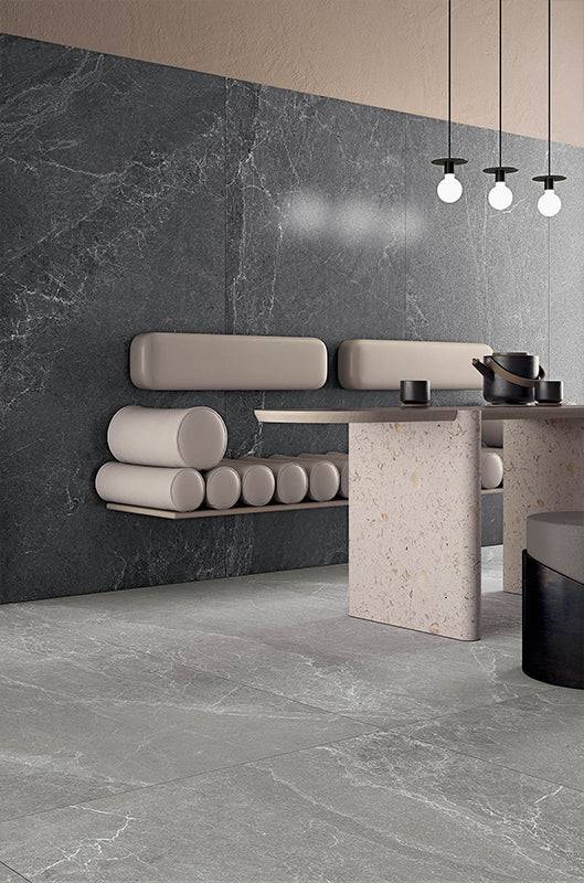Frammenti Silver Limestone Italian Porcelain | Buy Porcelain Tiles ...