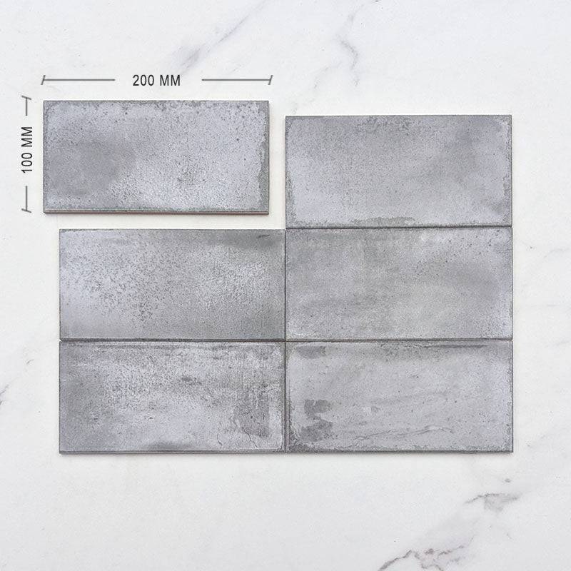 Graphite Black Spanish Subway Ceramic 200x100 | Buy Subway Ceramic ...