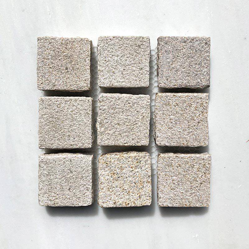 Honey Jasper Bush Hammered Granite Cobblestone | Buy Cobblestone ...