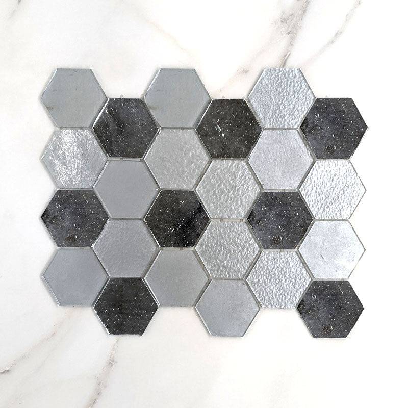 Immense Titanium Handmade Glass Mosaic | Buy Swimming Pool Tiles ...