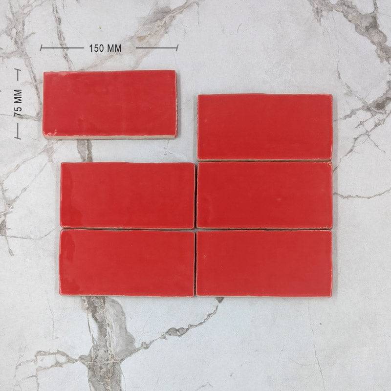 Rojo Moroccan Ceramic 150x75 – Stone and Tile Projects