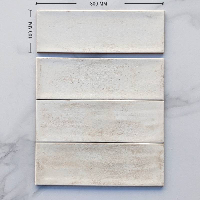 Rustic Cream Spanish Subway Ceramic 300x100 – Stone and Tile Projects