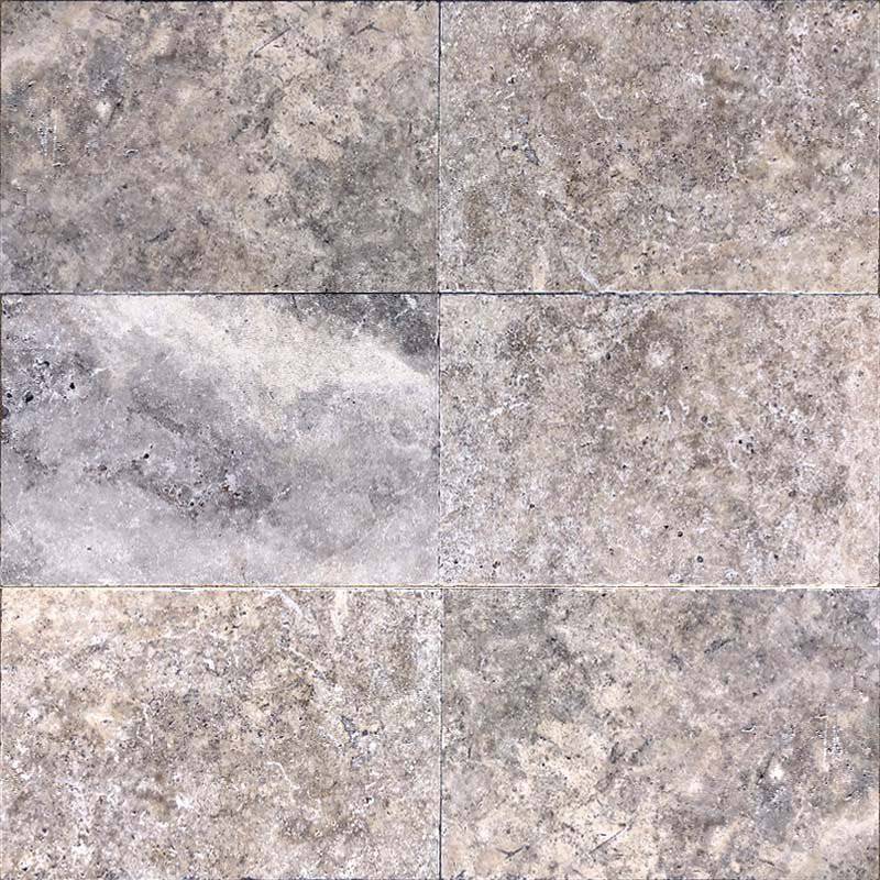 Silver Tumbled Travertine – Stone and Tile Projects