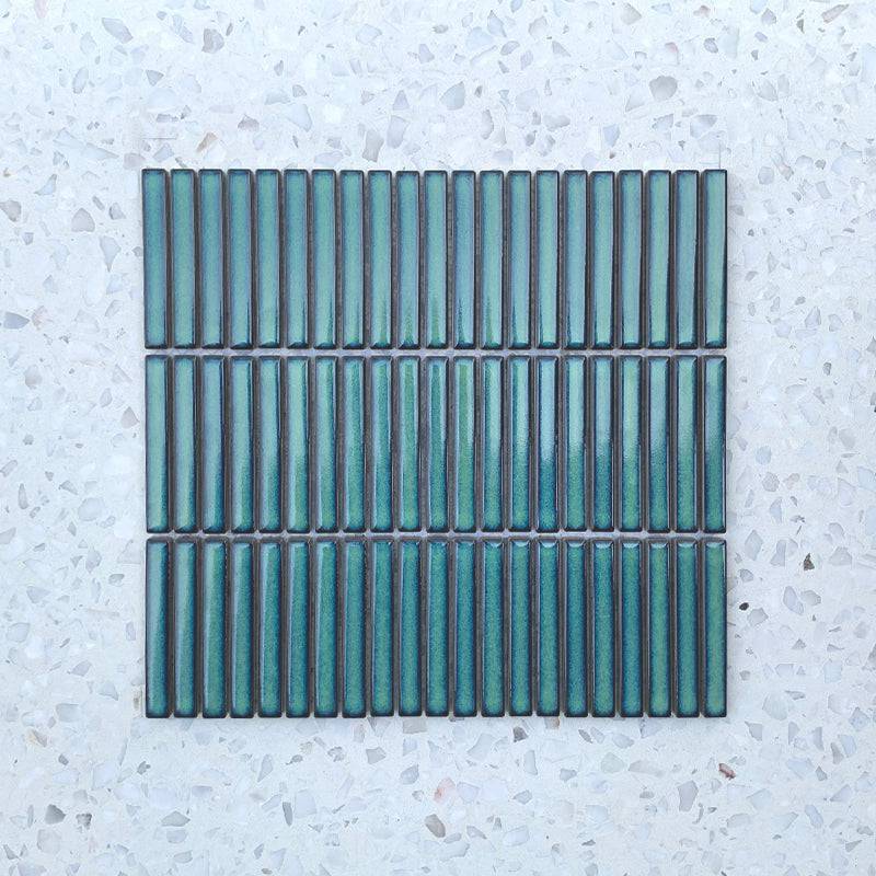 Spring Green Stix Porcelain Mosaic 92x12 – Stone and Tile Projects