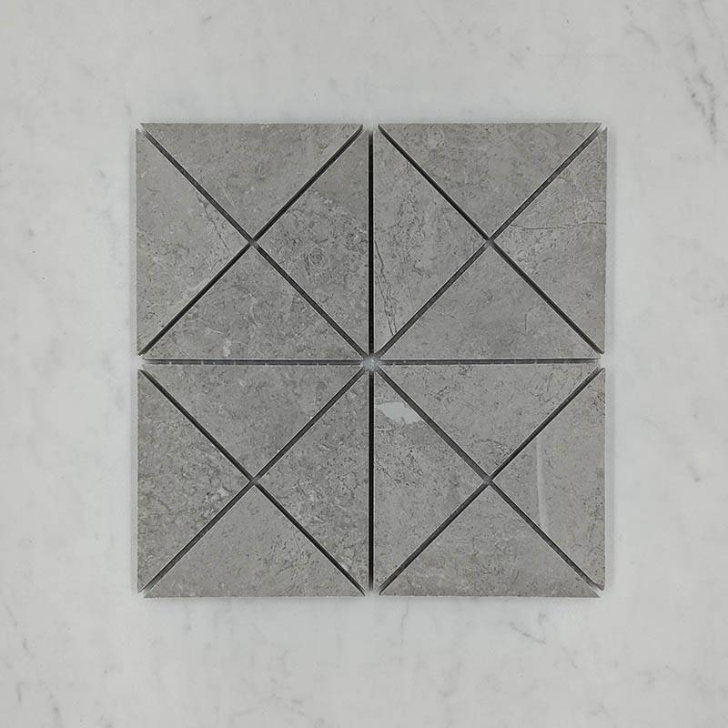 Windmill Med Grey Porcelain Mosaic | Buy Porcelain Mosaic Tiles – Stone ...