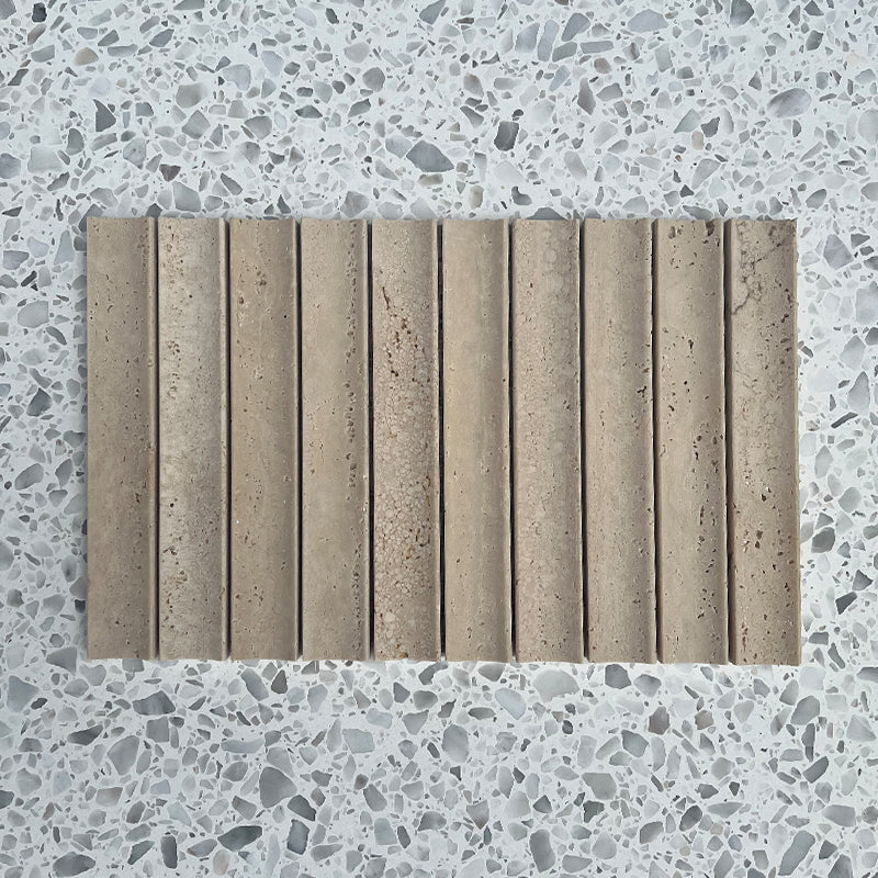 Chiaro Concave Travertine Mosaic | Buy Stone Mosaic | Australia – Stone ...